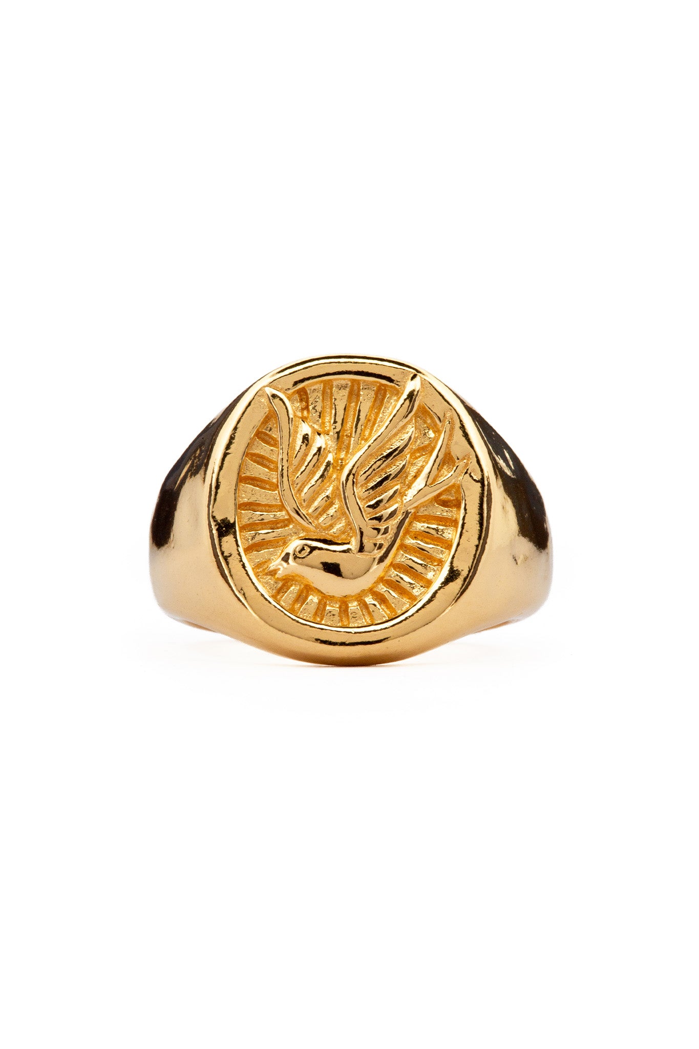 Swallow Signet | Gold – Lox & Chain