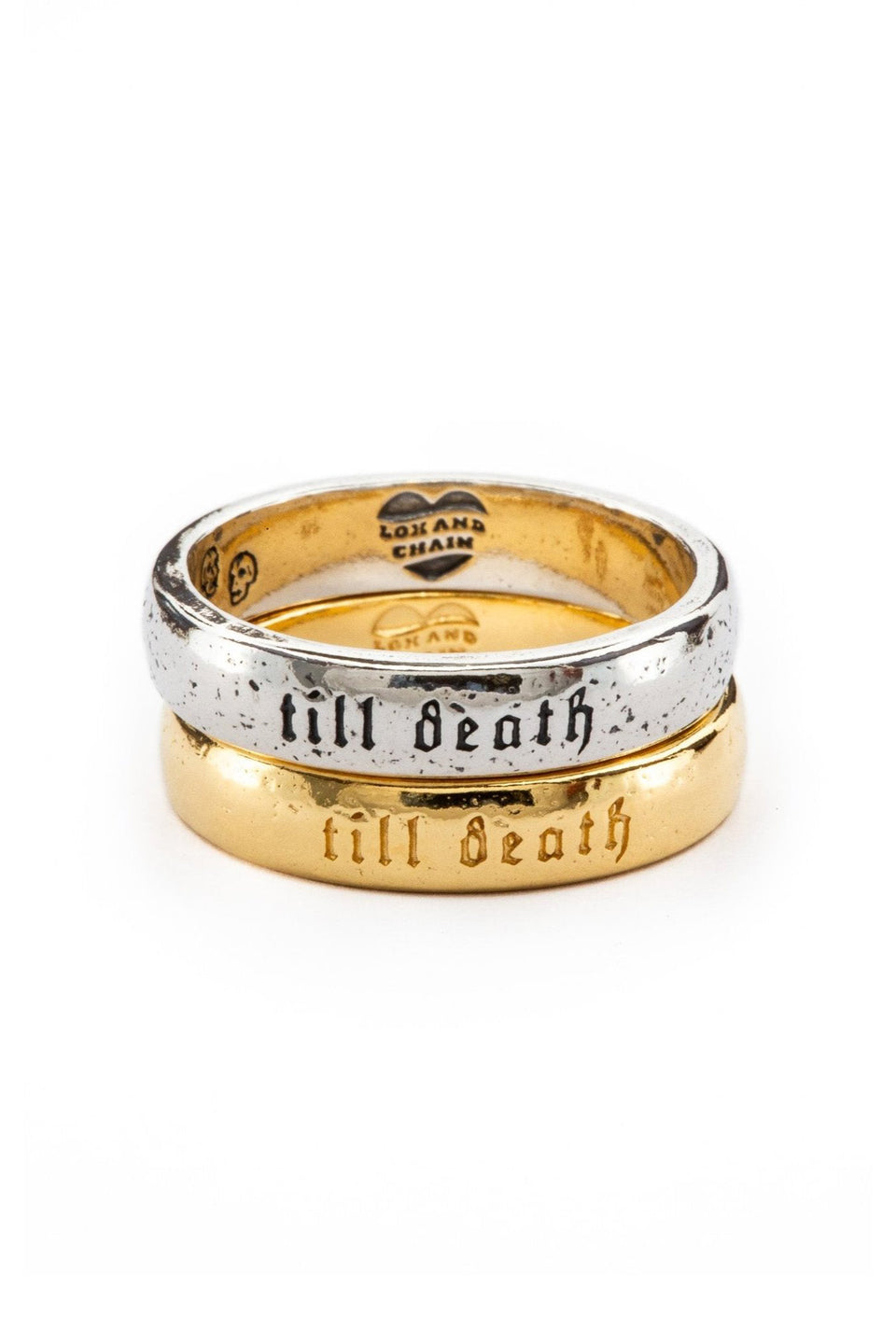 Till Death Ring ™ - Twin Kit | Silver & Gold – Lox & Chain