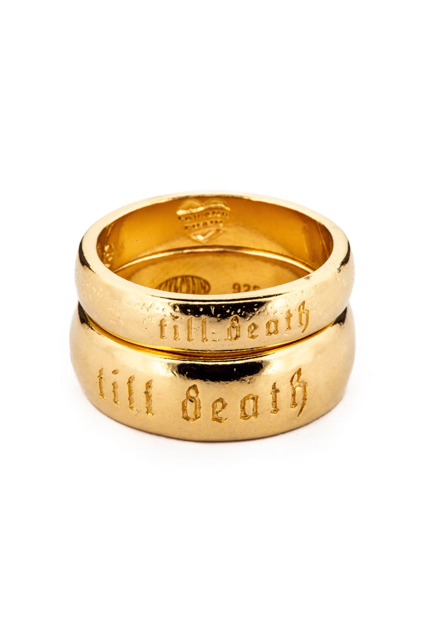 Till Death Ring ™ - Twin Kit XL + Standard | Gold – Lox & Chain