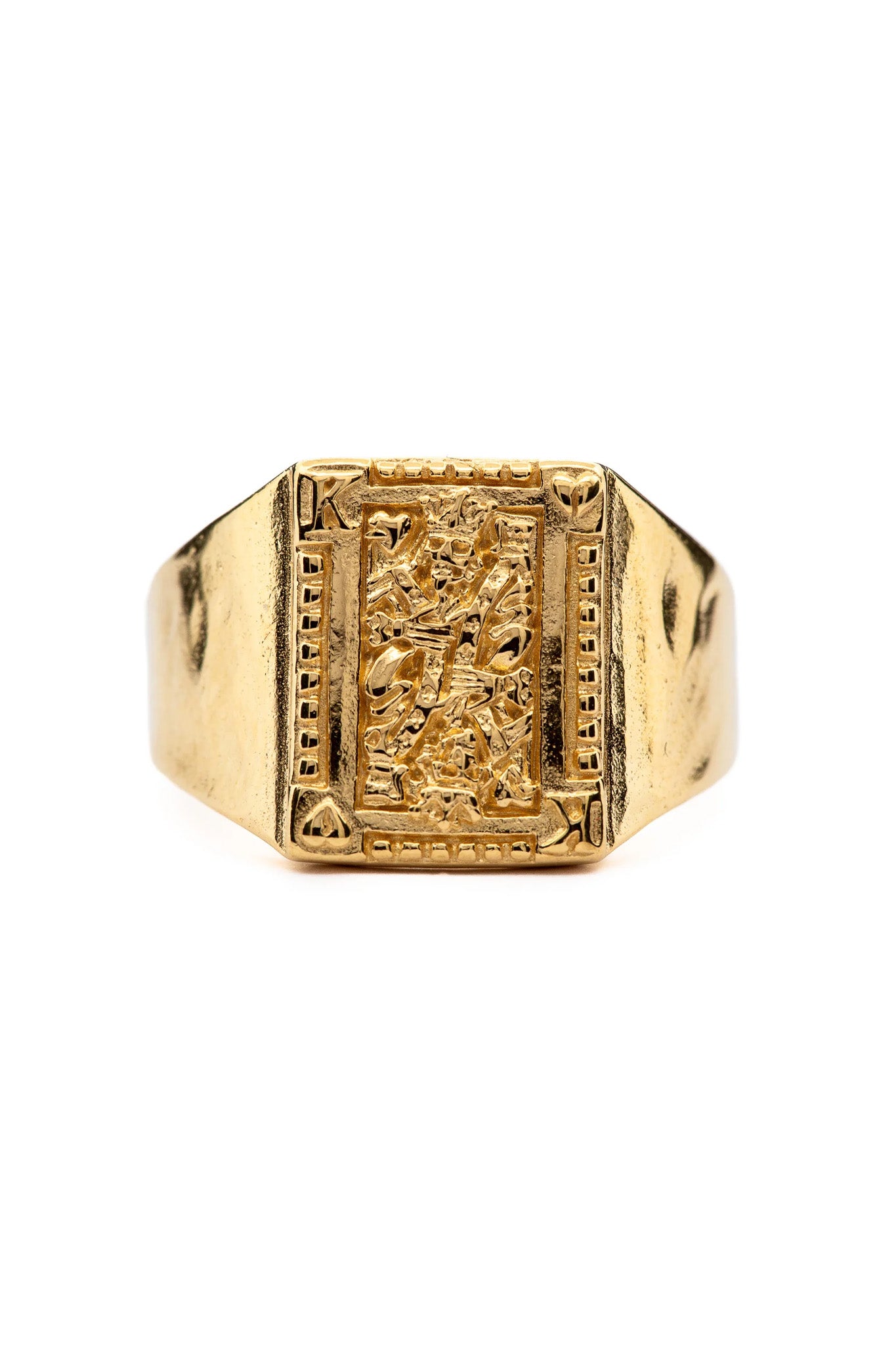 King of Hearts Signet | Gold – Lox & Chain