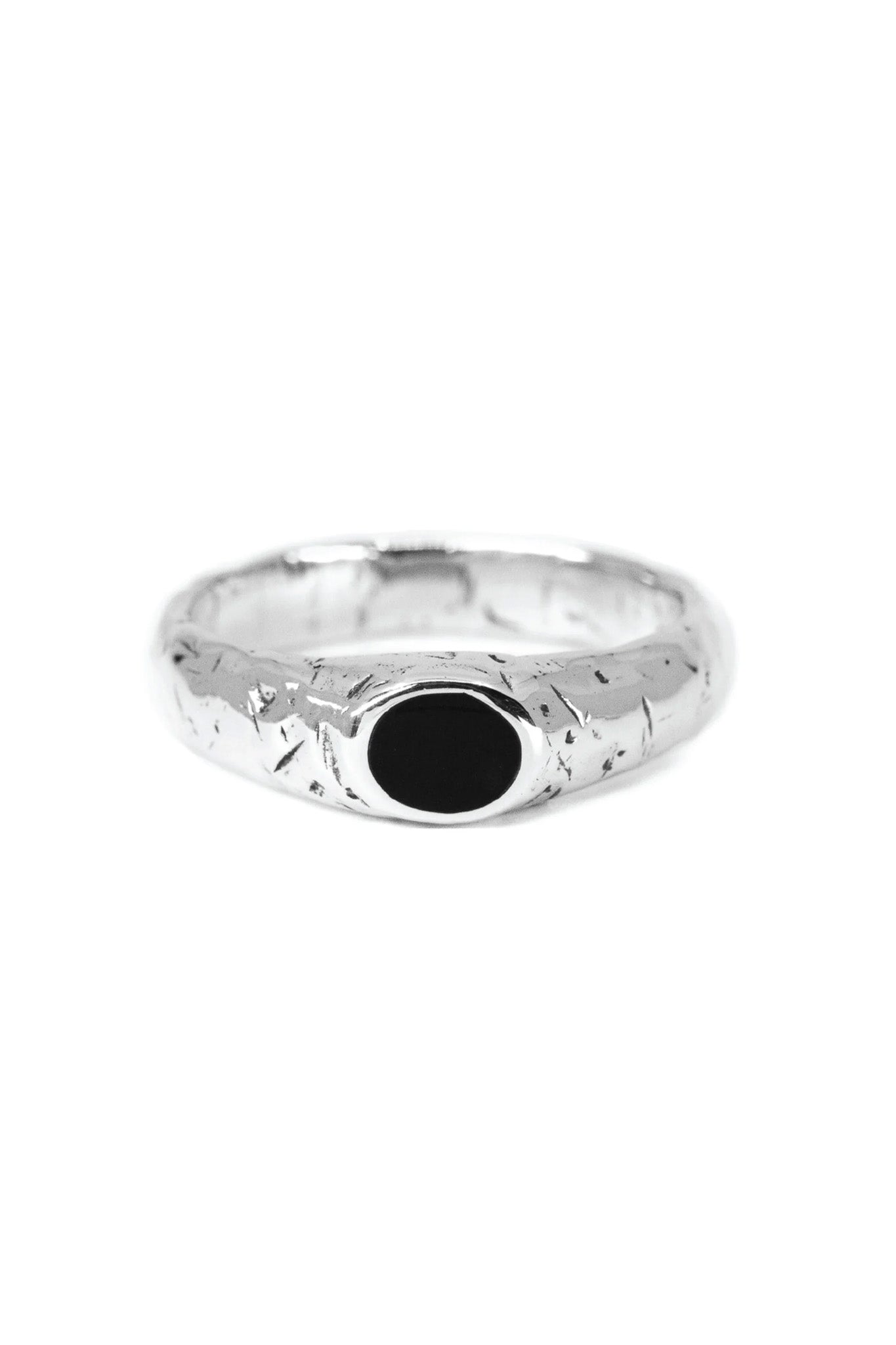 Pluto II Ring - Onyx – Lox & Chain